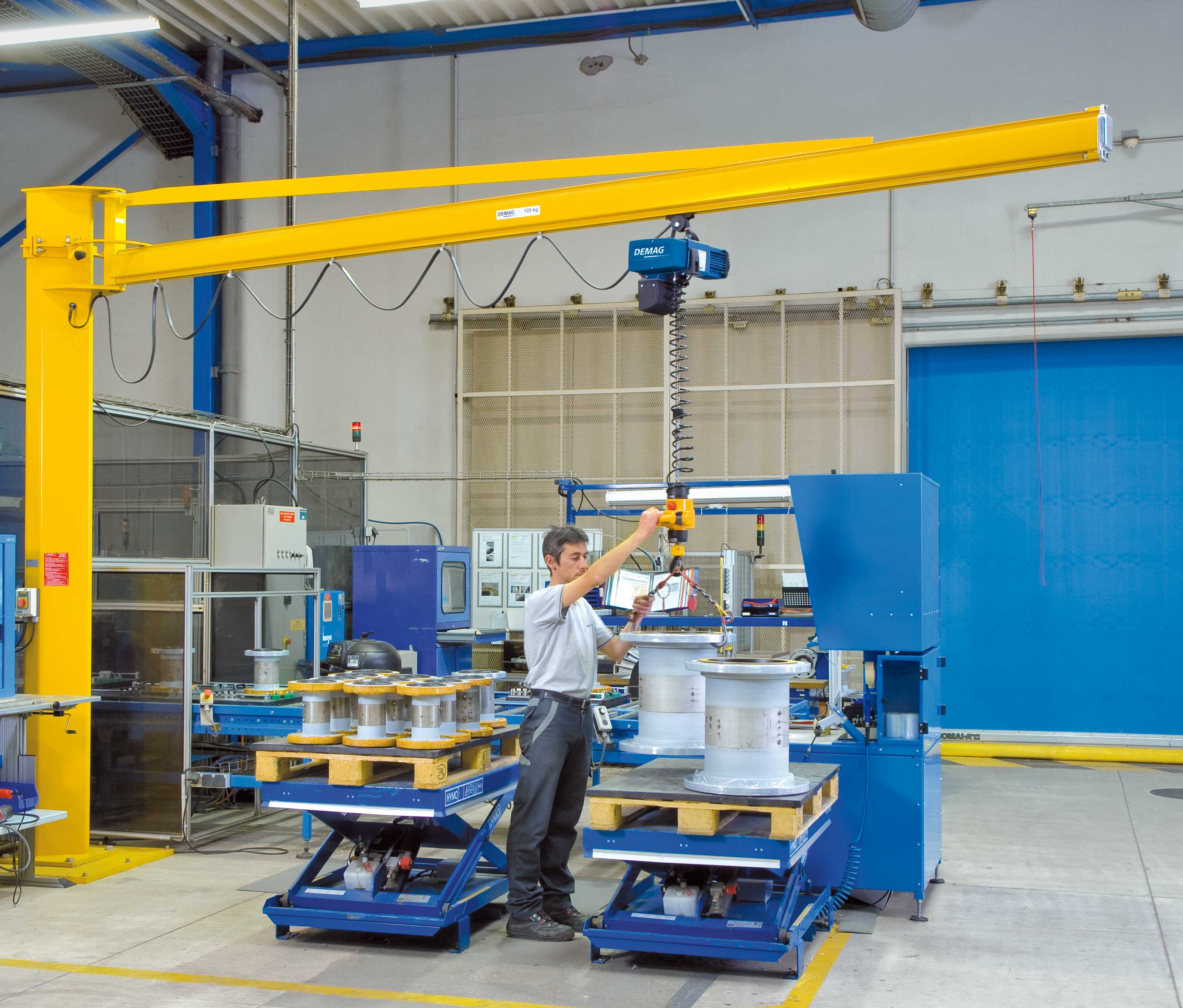 One-Handed, Ergonomic Lifting with the Demag Manulift | Demagcranes