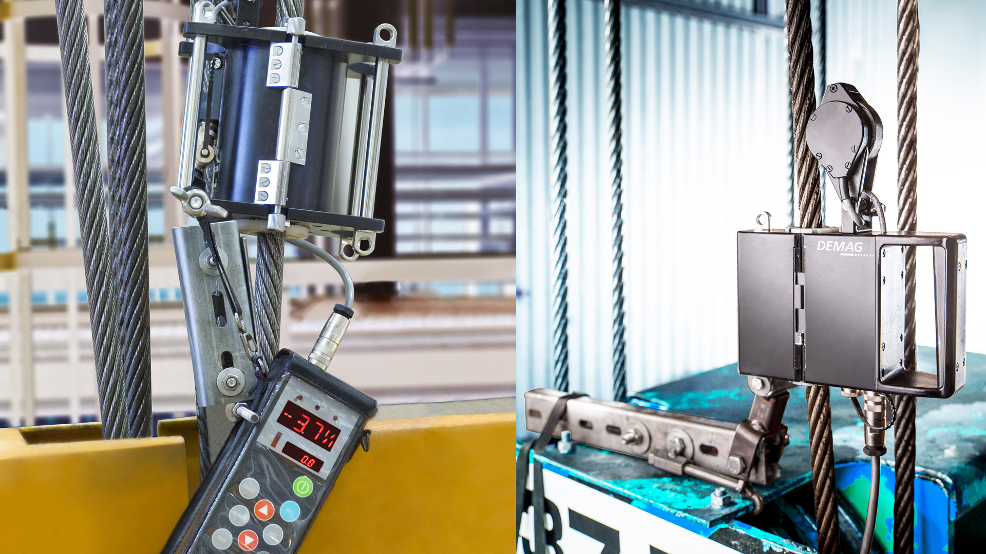 Magneto-inductive rope tests | Demagcranes