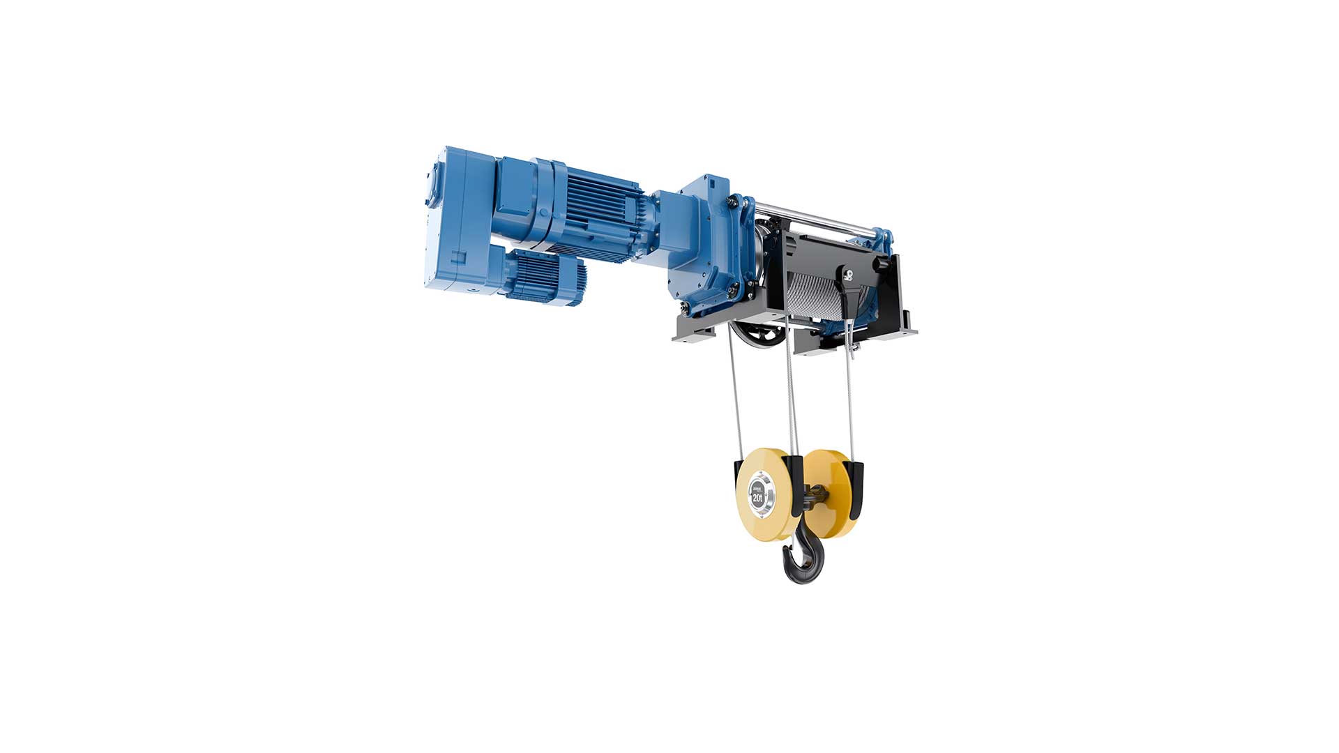 Demag F-DMR Wire Rope Hoist with Co-Axial F-10 Motors for Extreme ...
