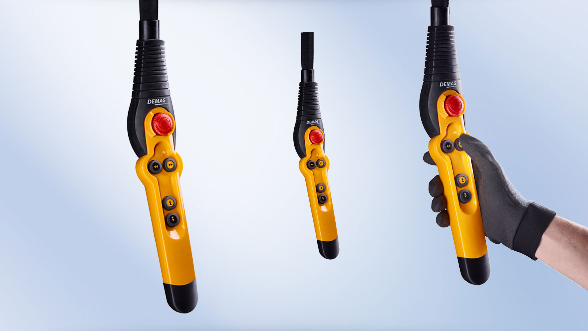 Compact and ergonomic: DSC-5 control pendant | Demagcranes